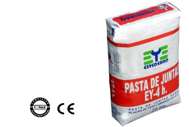 PASTA DE JUNTAS EY-4h. - Esyedebro Fabricante de Yesos Escayolas y ...